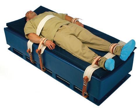 Non-Locking Bed Restraints | Leather or Polyurethane 201 | Humane ...